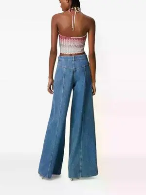 Missoni Zigzag-knit Halterneck Top