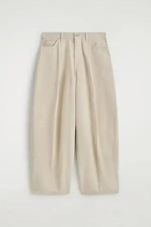 Cos Twine Barrel-leg Jeans - Light Beige