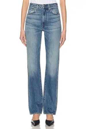 GRLFRND Sara Super High Rise Straight Jeans