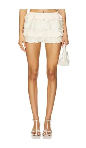 Majorelle Frill Shorts For Women