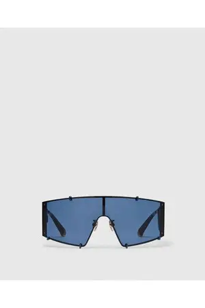 Stella McCartney Translucent Rectangle Sunglasses - Blue