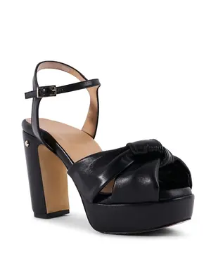 STINAA.J Julie Orthopedic Platform Sandals - Black