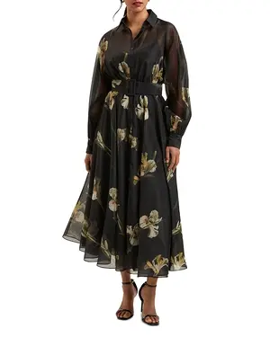 Ted Baker London Liorra Printed Organza Dress