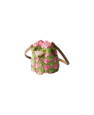 Prada Crochet Mini Pouch - Pink