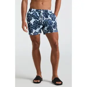 ORIGINAL PENGUIN 5-inch Swim Trunks - Crystal Blue