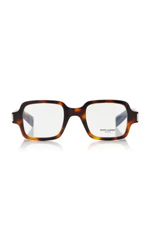 Saint Laurent Square-frame Tortoiseshell Acetate Glasses - Brown