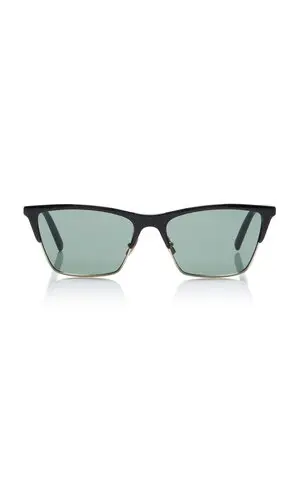Saint Laurent Square-frame Acetate Sunglasses - Green
