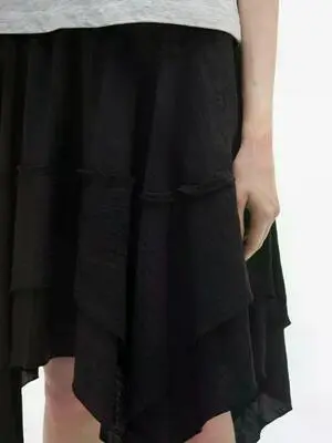 B+AB Asymmetric Layered Skirt