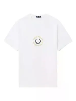 Fred Perry Cotton T-shirt - White