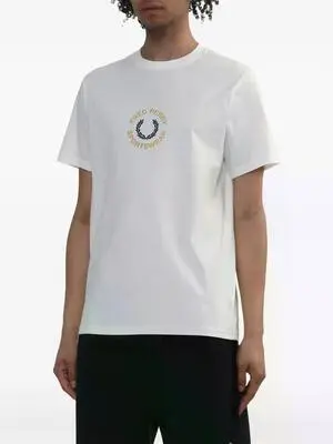 Fred Perry Cotton T-shirt - White