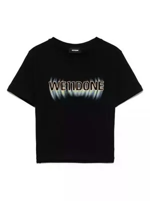 We11Done Logo Cropped T-shirt