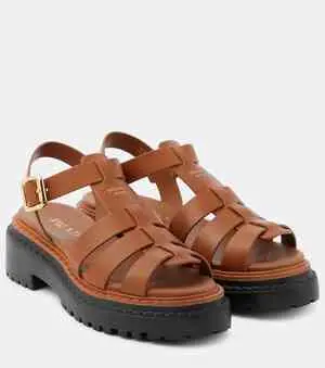 Women's Leather Fisherman Sandals