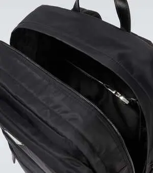 Prada Re-nylon Leather-trimmed Backpack