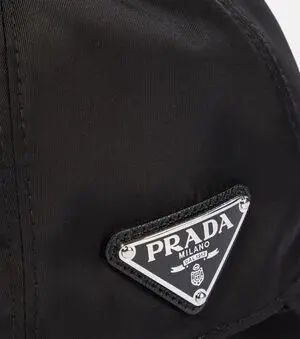 Prada Nylon Baseball Cap - Black