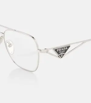 Prada Symbole Aviator Sunglasses