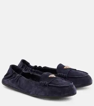 Women's Navy Loafers