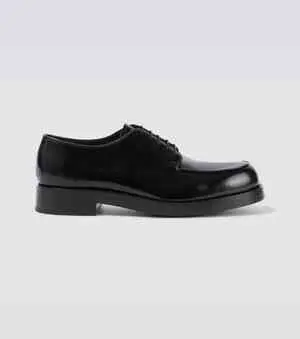 Prada Brushed Leather Derby Shoes