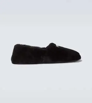 Prada Shearling Slippers