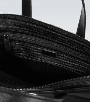 Prada Re-nylon And Leather Briefcase