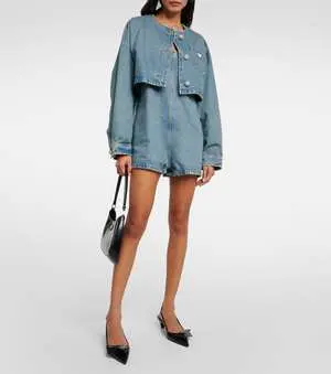 Prada Cropped Denim Jacket