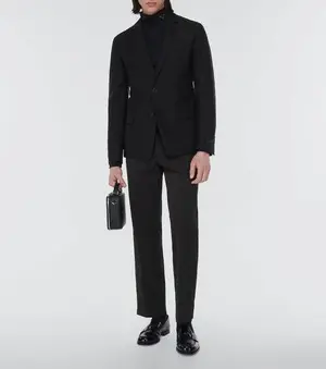 Prada Leather Loafers - Black