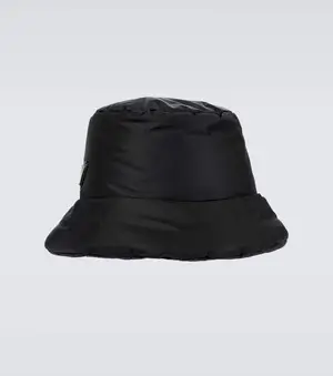 Prada Padded Re-nylon Bucket Hat - Black