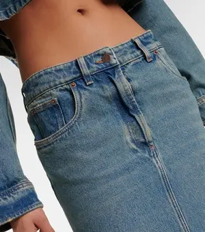 Prada Denim Maxi Skirt