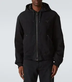 Prada Cotton Hooded Jacket