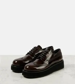 Prada Leather Brogues