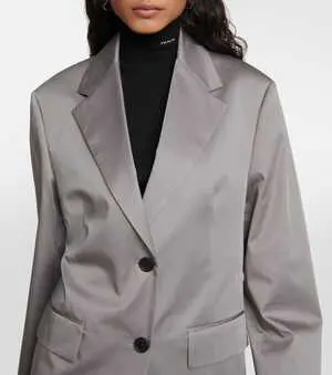 Prada Single-breasted Cotton Blazer