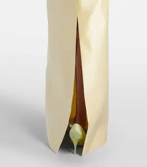Prada Strapless Silk Satin Gown