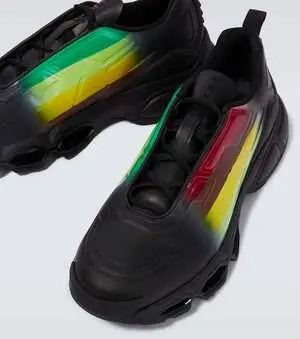 Prada Collision Cross Low-top Sneakers - Multicoloured