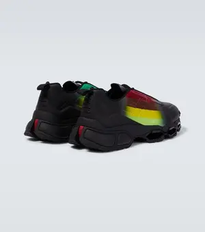 Prada Collision Cross Low-top Sneakers - Multicoloured