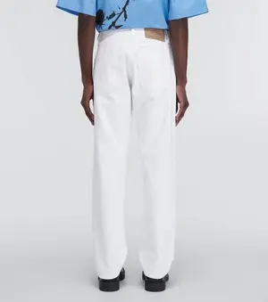 Prada Mid-rise Straight Jeans - White