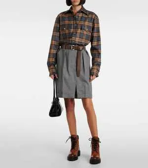 Prada Re-nylon And Leather Boots