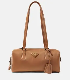 Prada Re-nylon And Leather Shoulder Bag