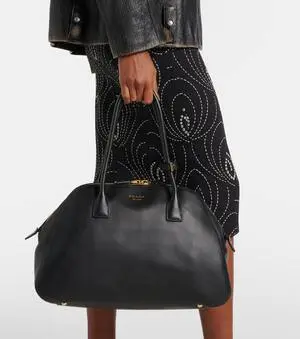 Prada Large Leather Tote Bag
