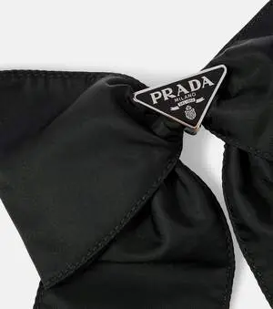 Prada Re-nylon Hair Clip - Black