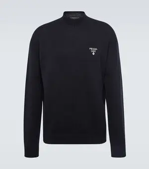 Prada Logo Cashmere Sweater