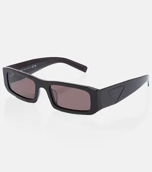 Prada Acetate Rectangular Sunglasses