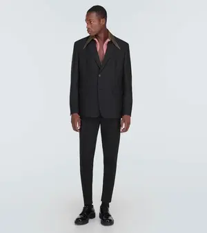 Prada Wool And Mohair Suit Jacket