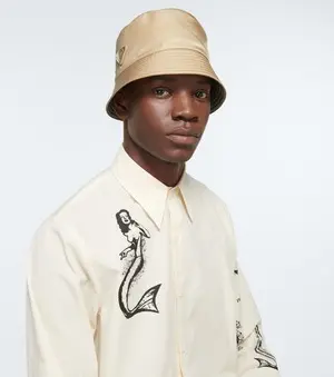 Prada Logo Bucket Hat