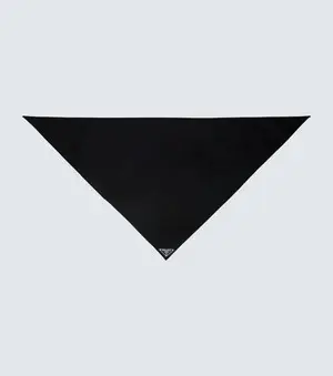 Prada Re-nylon Foulard Scarf - Black