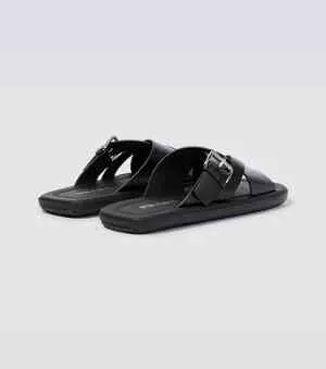 Prada Brushed Leather Sandals