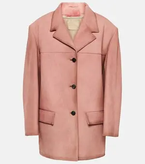 Prada Notched Lapel Jackets For Women