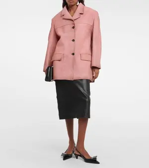 Prada Suede Jacket - Pink
