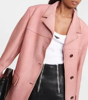 Prada Suede Jacket - Pink