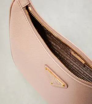 Prada Re-edition Mini Leather Shoulder Bag - Pink
