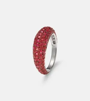 KAMYEN 18kt White Gold Ruby Ring
