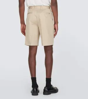 Prada Pleated Bermuda Shorts
